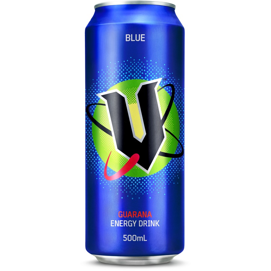V Blue Energy Drink 500ml 12Pack – The Snack Cave