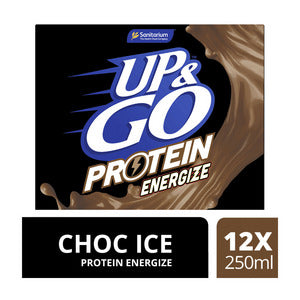 Up & Go 12 Pack Protein Energise Chocolate – The Snack Cave