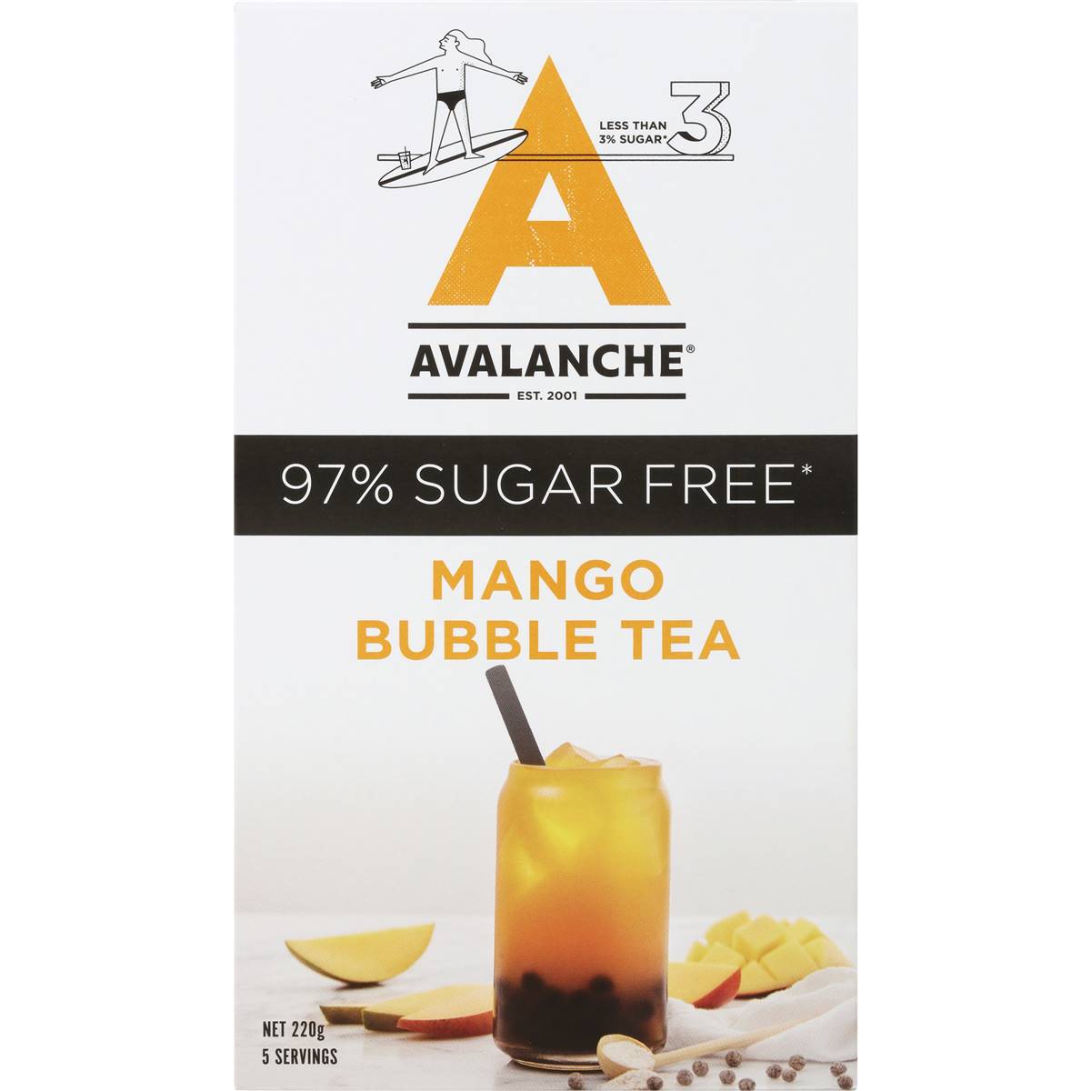 Avalanche Bubble Tea Kit 15 Pack - 97% SUGAR FREE – The Snack Cave