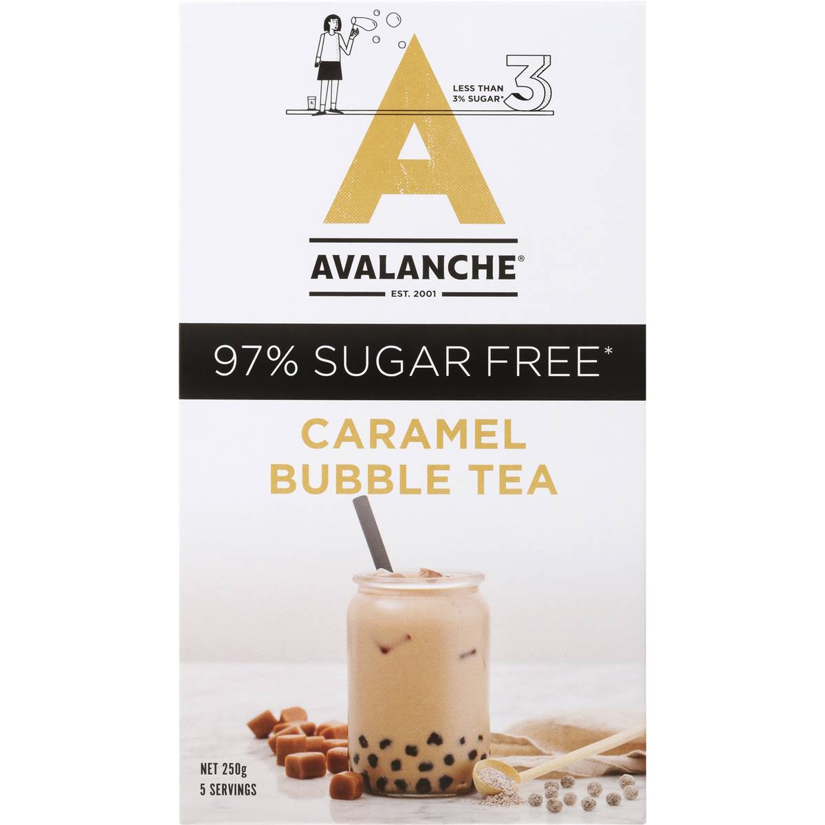 Avalanche Bubble Tea Kit 15 Pack - 97% SUGAR FREE – The Snack Cave