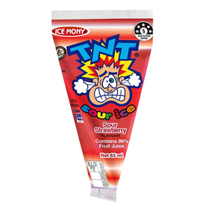 Ice Mony Water Ice Pops 36 Pack - TNT Sour Strawberry – The Snack Cave