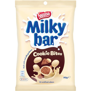 Nestle Milky Bar Cookie Bites 140g – The Snack Cave