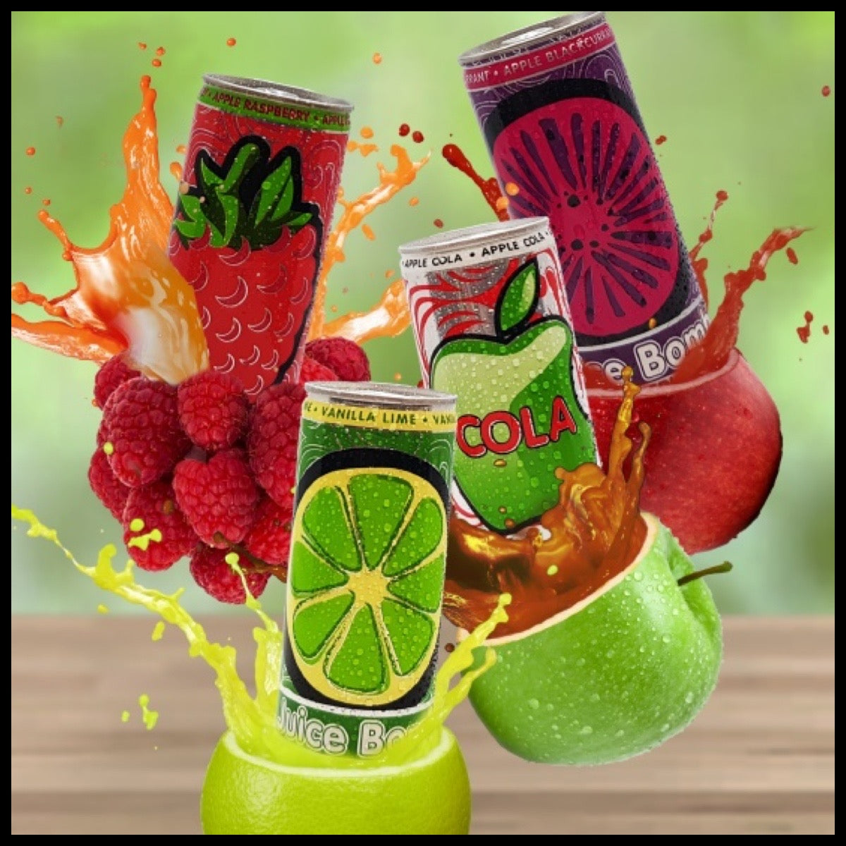 Juice Bomb Sparkling Fruit Juice – The Snack Cave