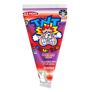 Ice Mony Water Ice Pops 36 Pack- TNT Sour Red Berry Blast – The Snack Cave