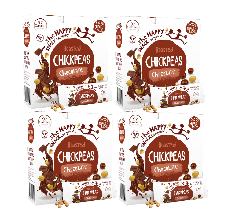 Happy Snack Company Roasted ChickPeas 20 Pack - Chocolate – The Snack Cave