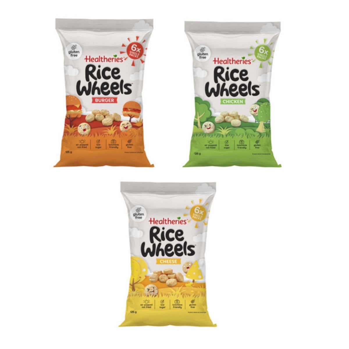 Healtheries Rice Wheels Variety 18Pack – The Snack Cave