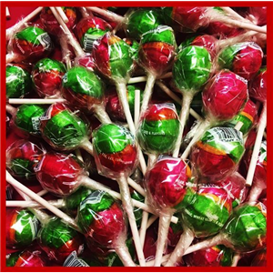Original Rosey Apple Lolly Pops 100Pce Tub – The Snack Cave